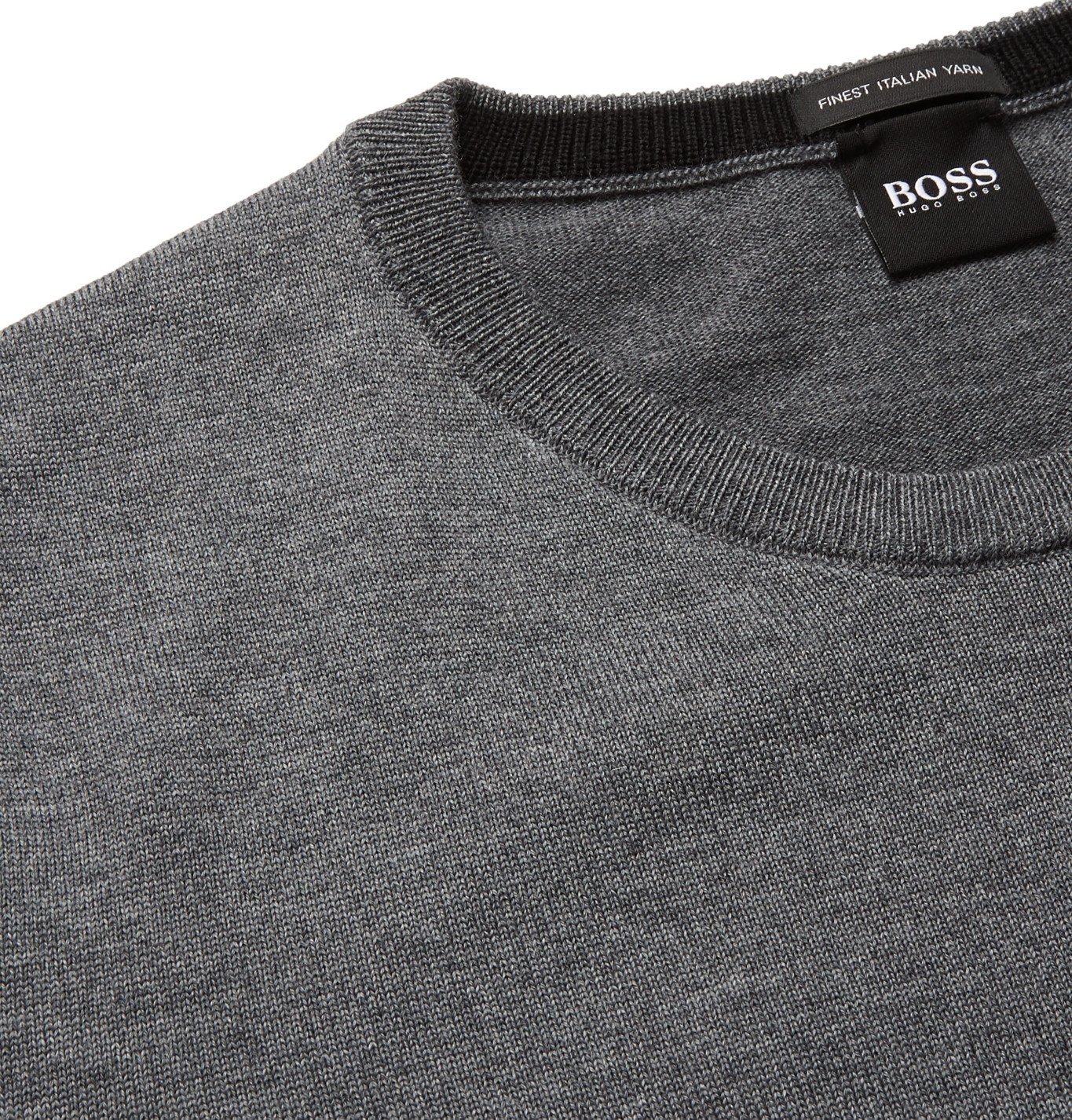 Hugo Boss - Virgin Wool Sweater - Gray Hugo Boss