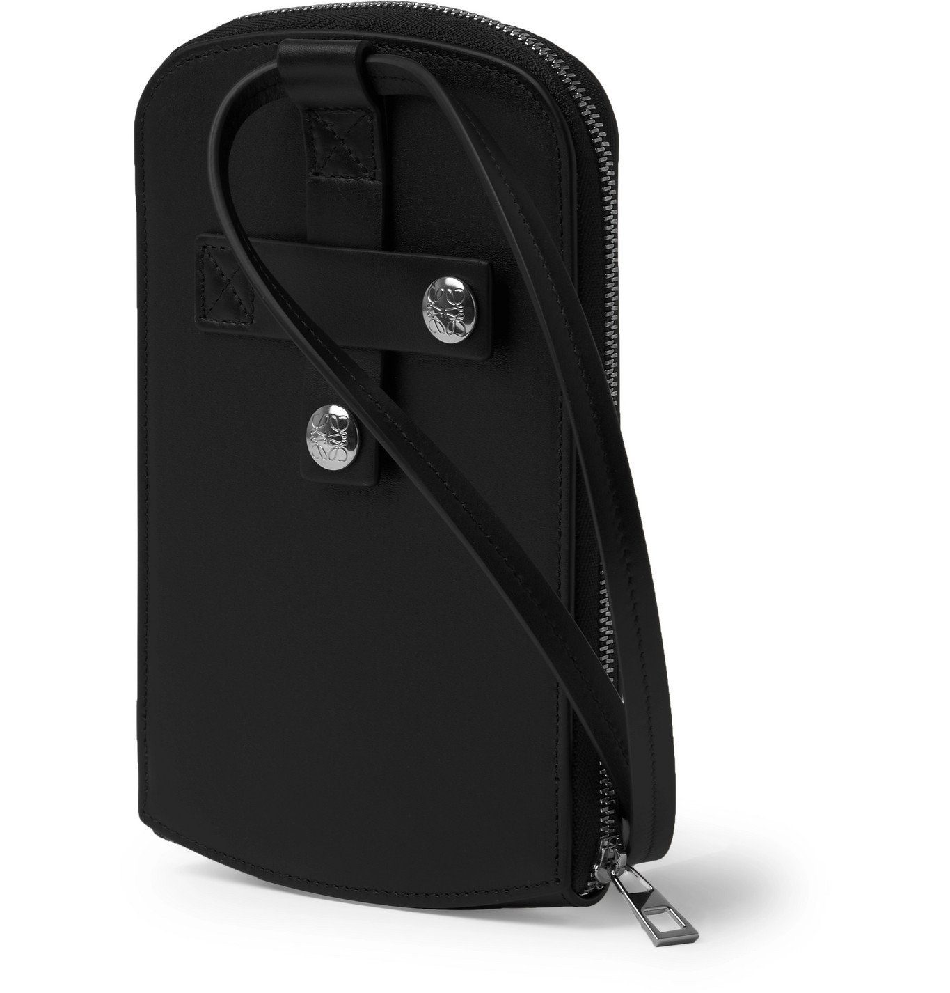 Loewe - Logo-Debossed Leather Pouch - Black Loewe