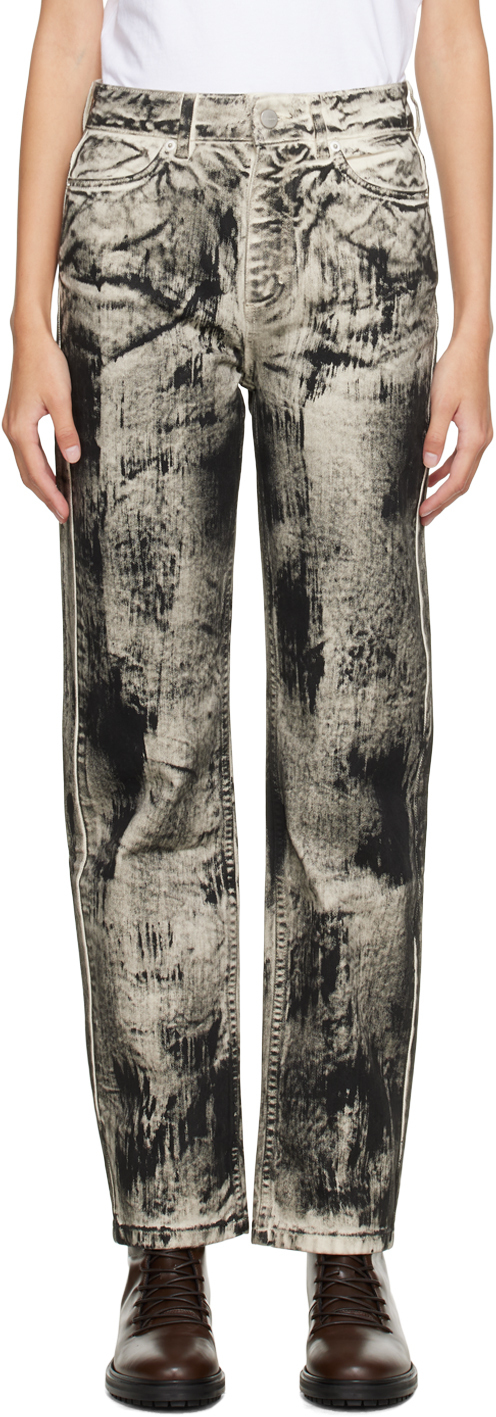 Holzweiler Black Naomi Paint Jeans Holzweiler