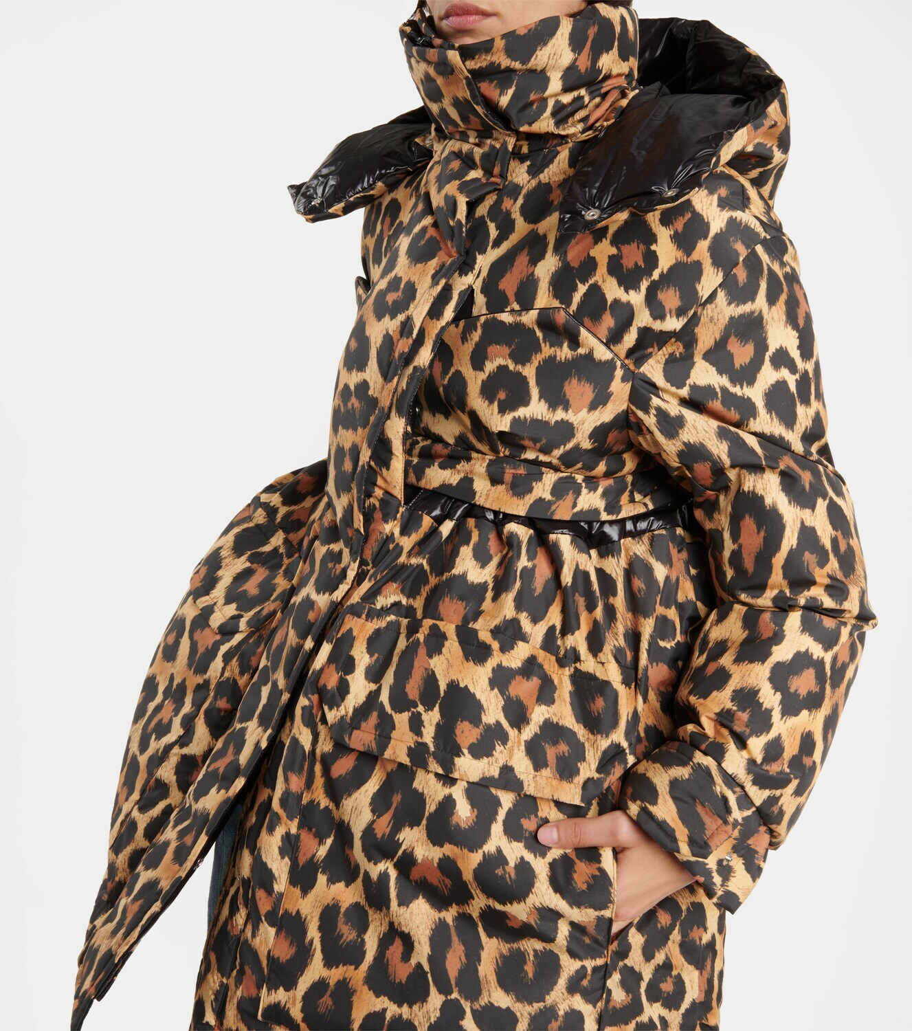 Sacai - Leopard-print puffer jacket Sacai