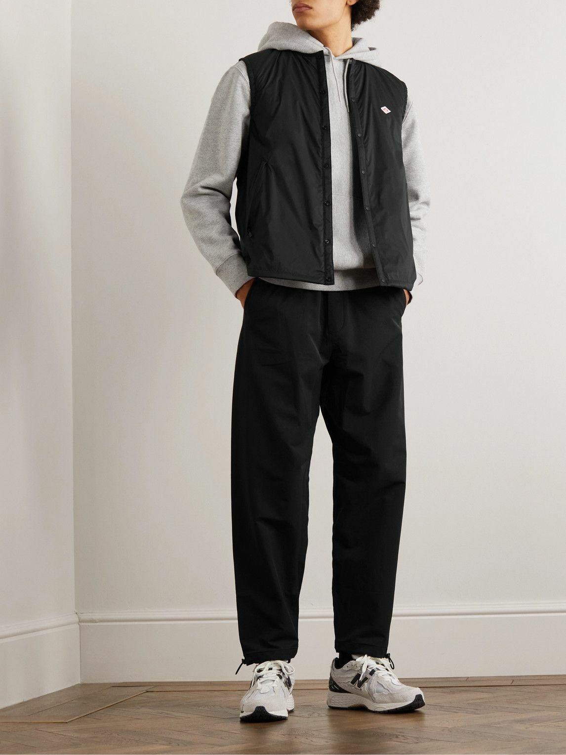Danton - Logo-Appliquéd Padded Shell Gilet - Black Danton