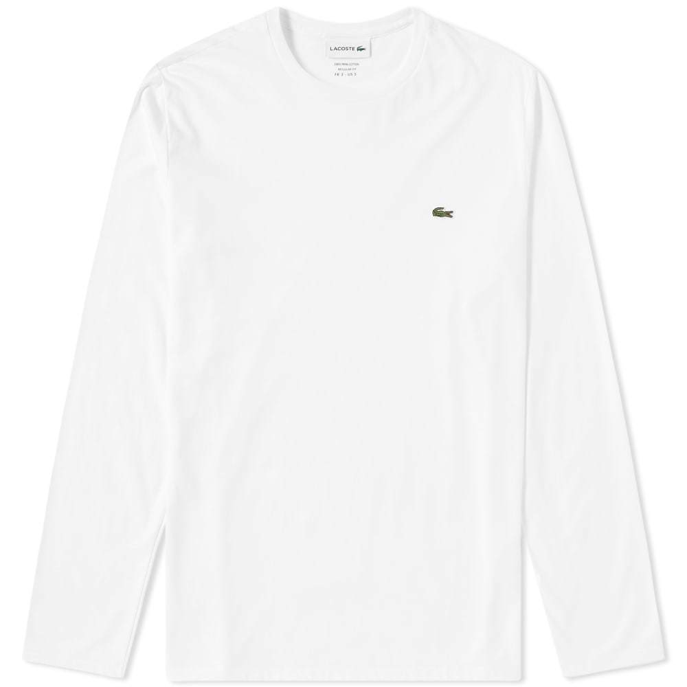 Lacoste Long Sleeve Classic Tee White Lacoste