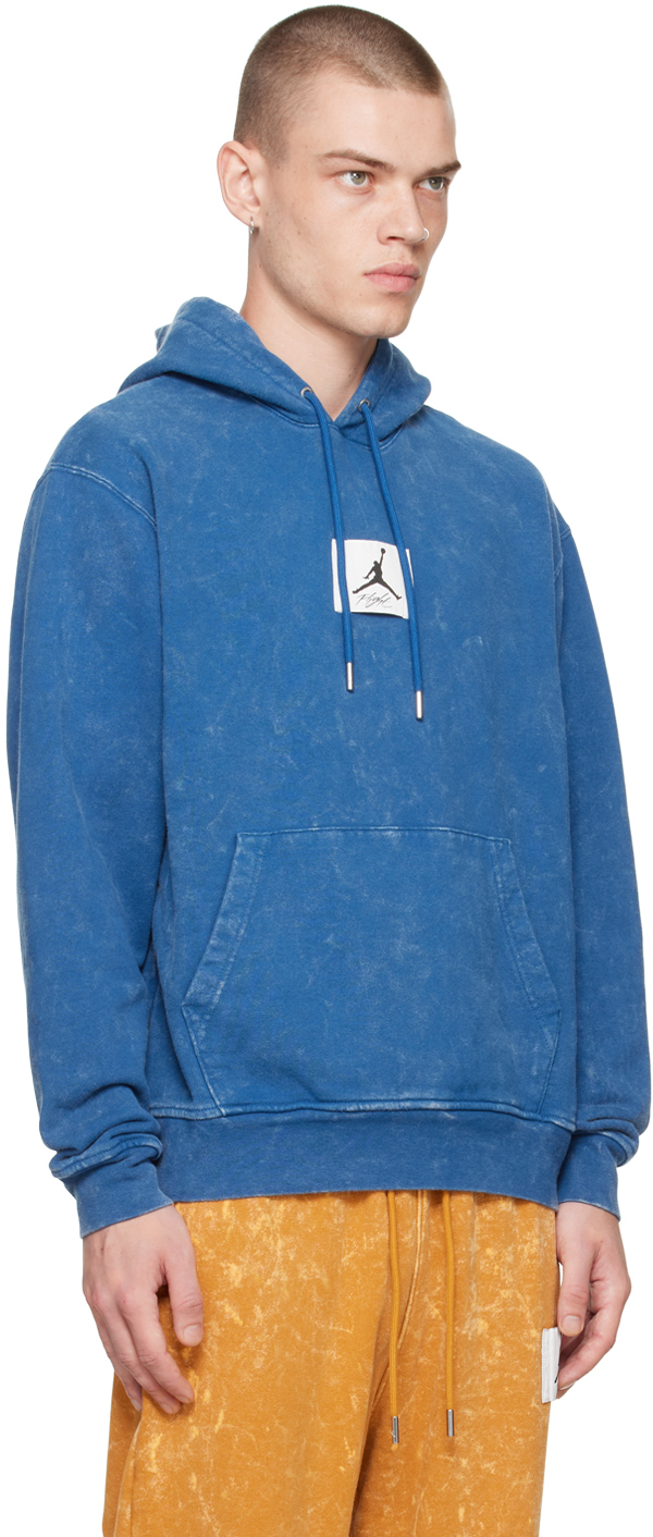 Nike Jordan Blue Washed Hoodie Nike Jordan Brand