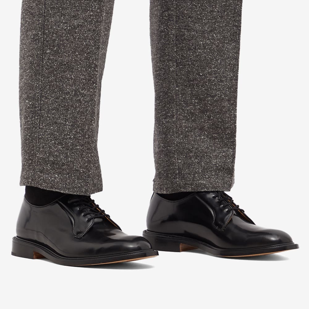 Tricker's Men's Trickers Robert Derby Shoe in Black Bookbinder Tricker's