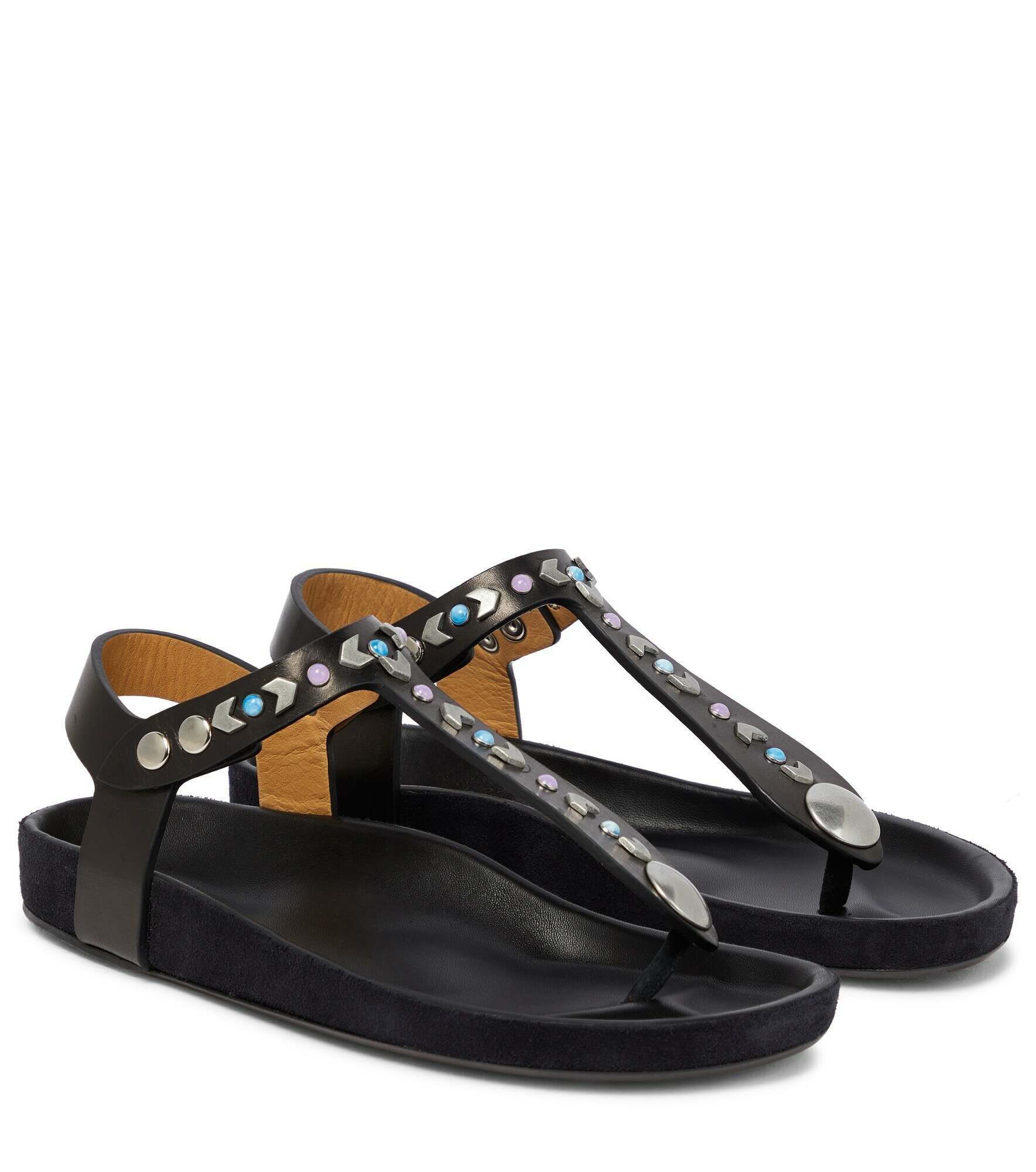 Isabel Marant - Enavy leather thong sandals Isabel Marant
