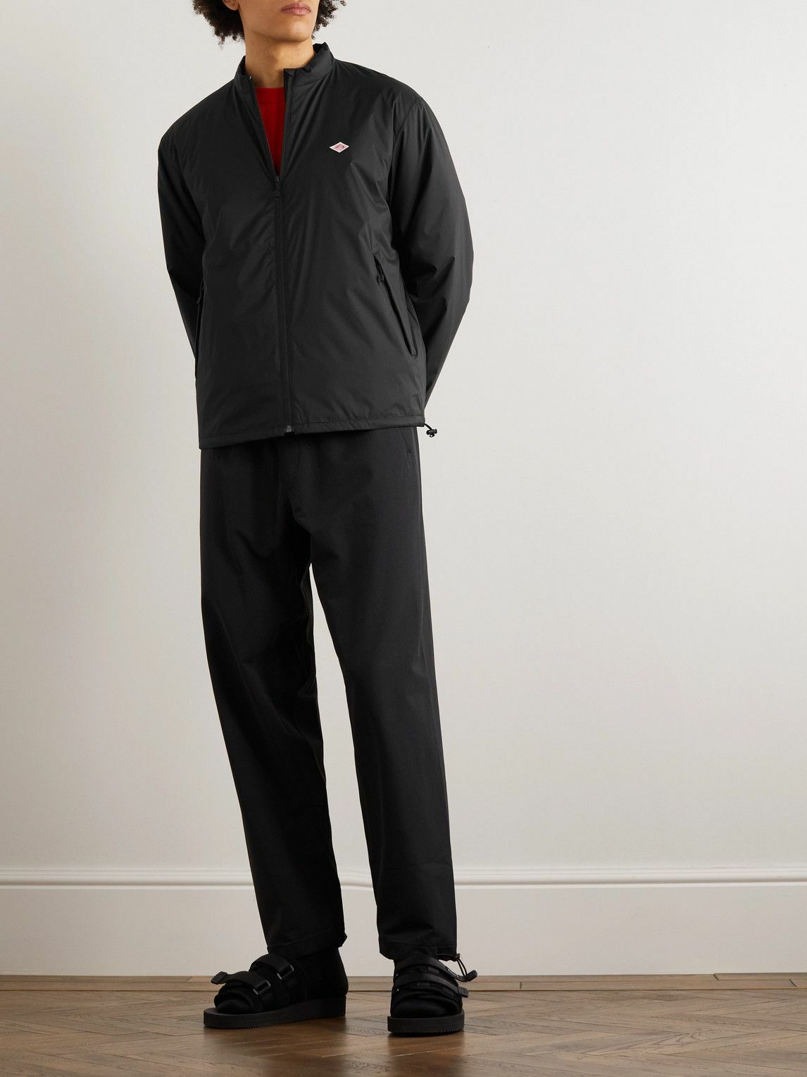 Danton - Logo-Appliquéd Shell Jacket - Black Danton