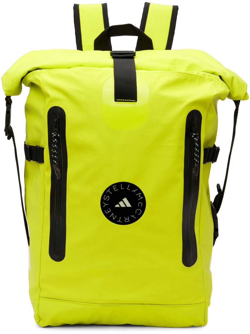 adidas by Stella McCartney Yellow Logo Backpack adidas by Stella McCartney