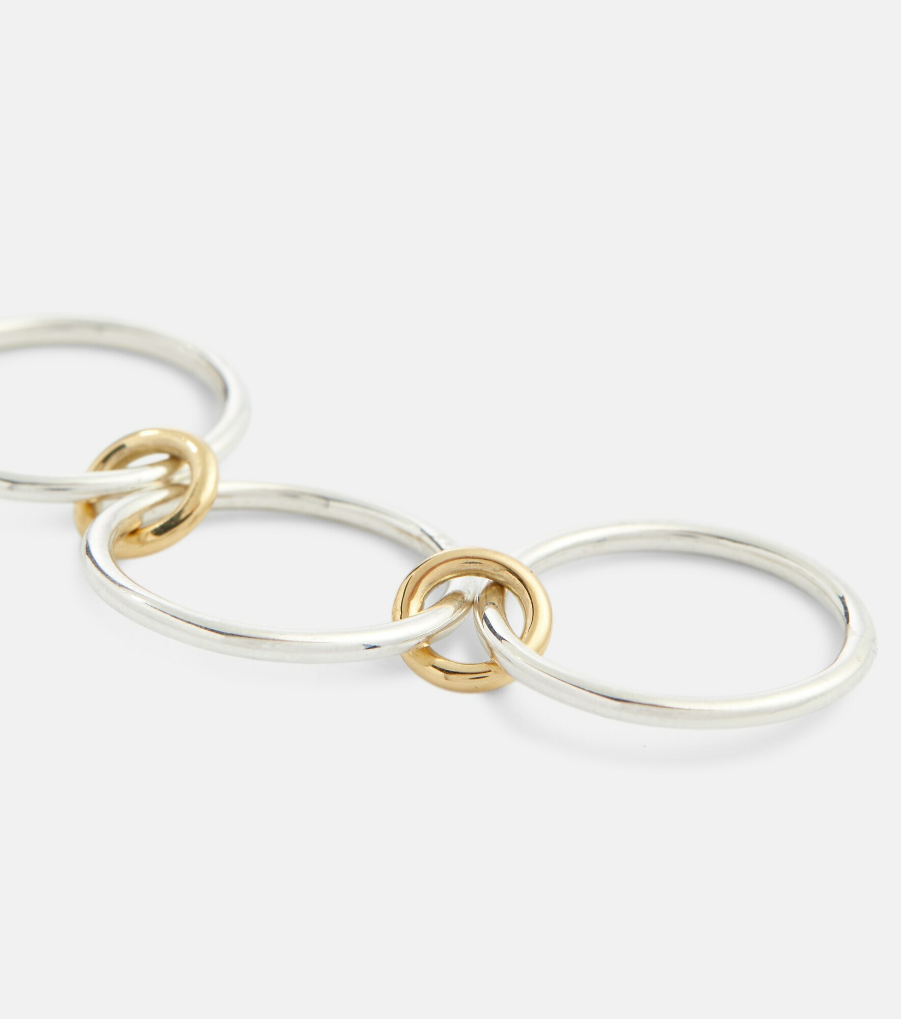 Spinelli Kilcollin - Solarium SG 18kt gold and sterling silver linked ...