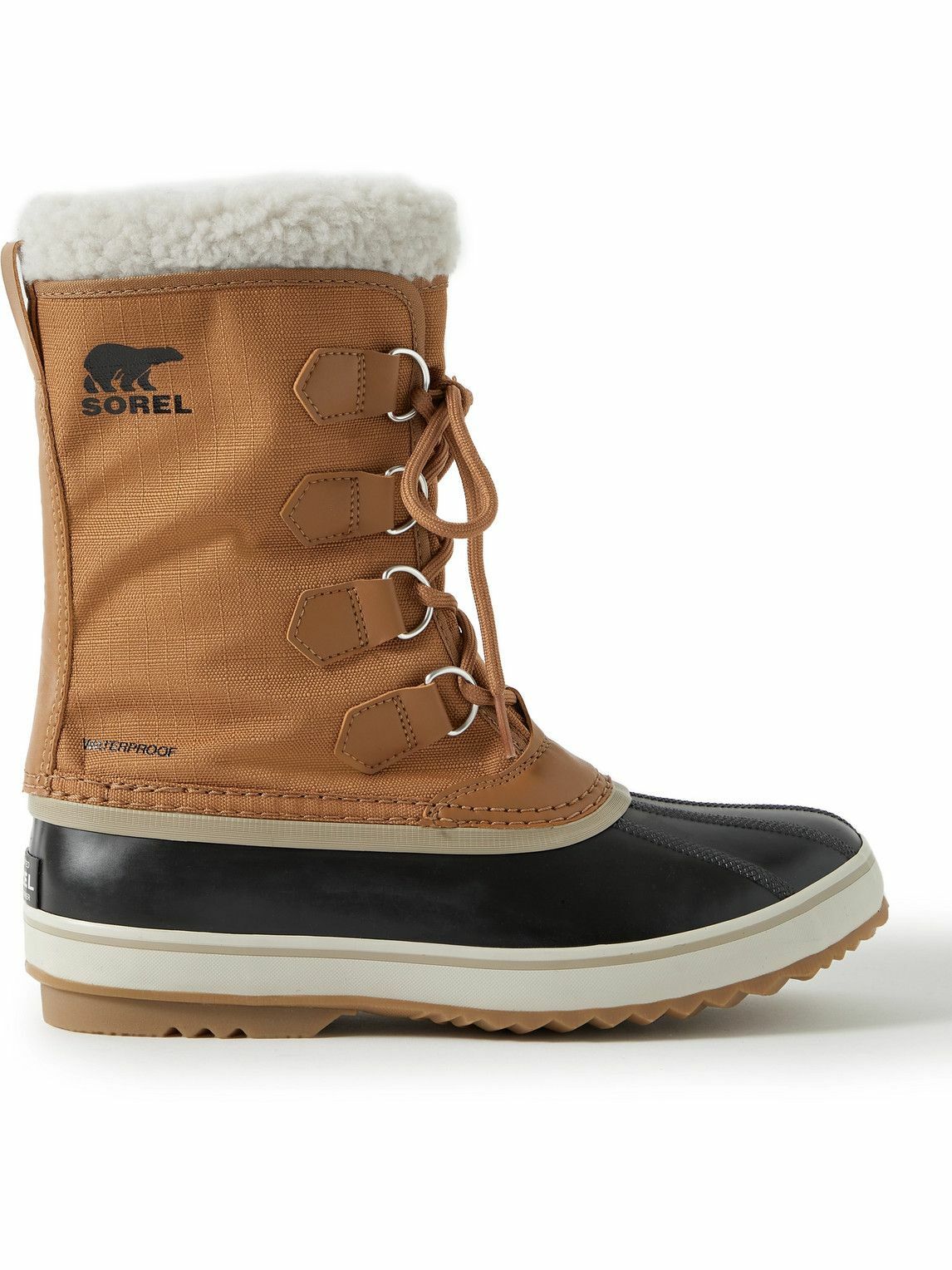 Sorel - 1964 Pac™ Faux Shearling-Trimmed Nylon-Ripstop and Rubber Snow ...