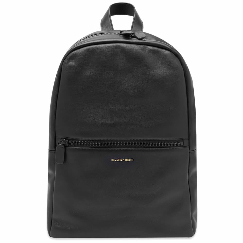 Common Projects Men's Simple Backpack in Black Common Projects