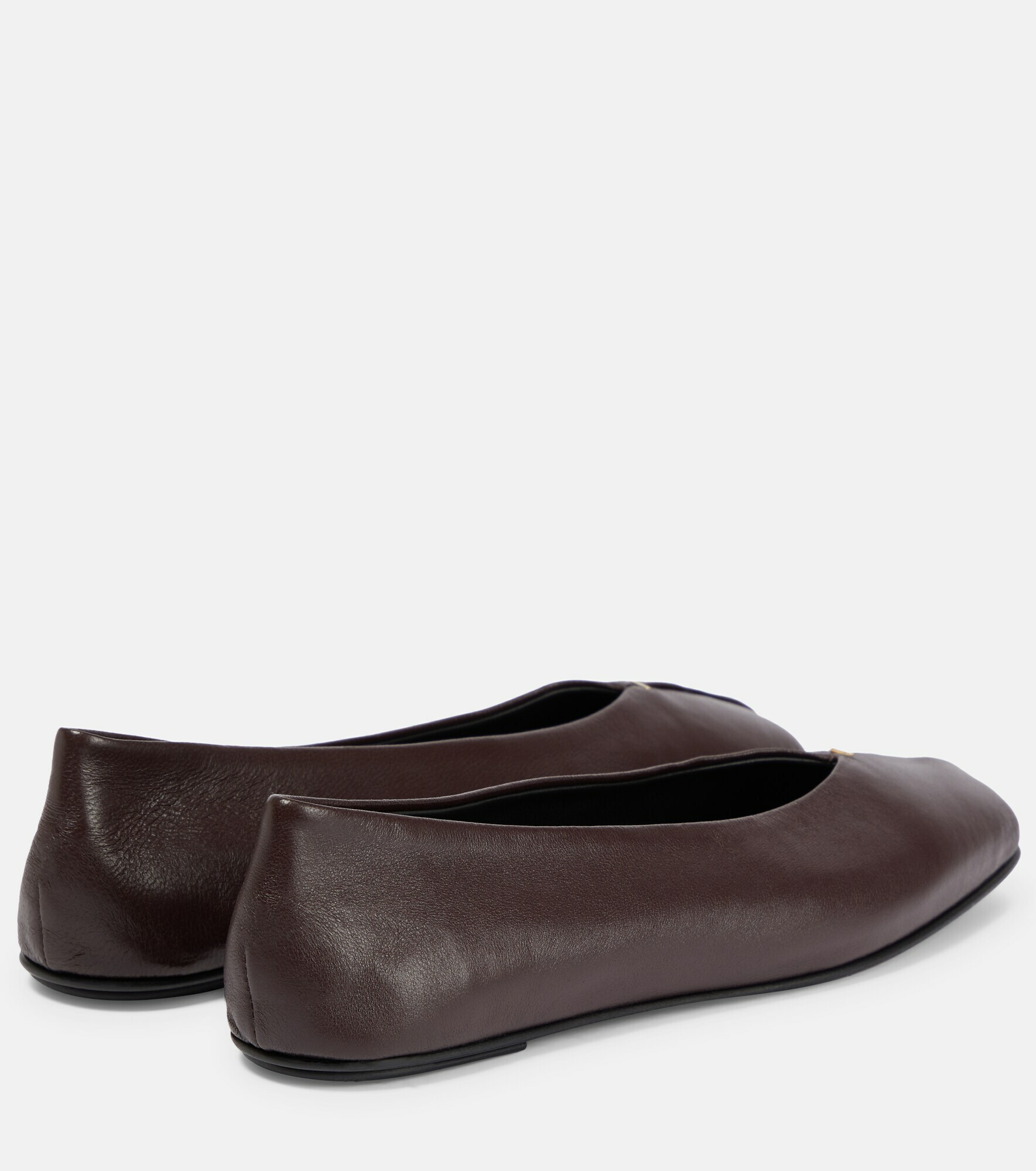 The Row - Eva leather ballet flats The Row