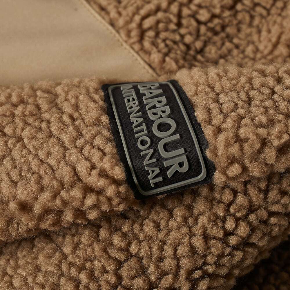 Barbour Men's International Berber Fleece Jacket in Timberwolf Barbour