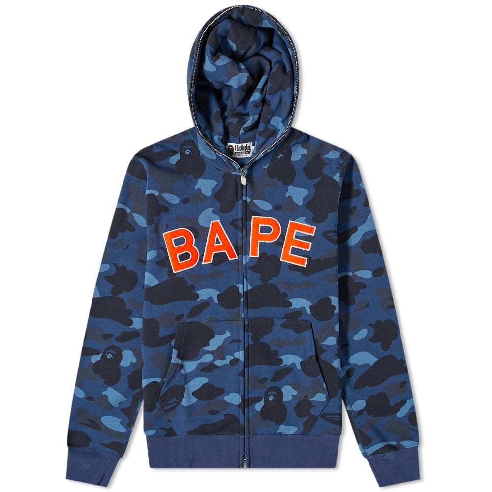 A Bathing Ape Colour Camo BAPE Full Zip Hoody A Bathing Ape Kids