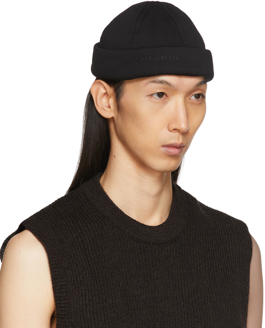 Sunflower Black Sailor Hat Sunflower