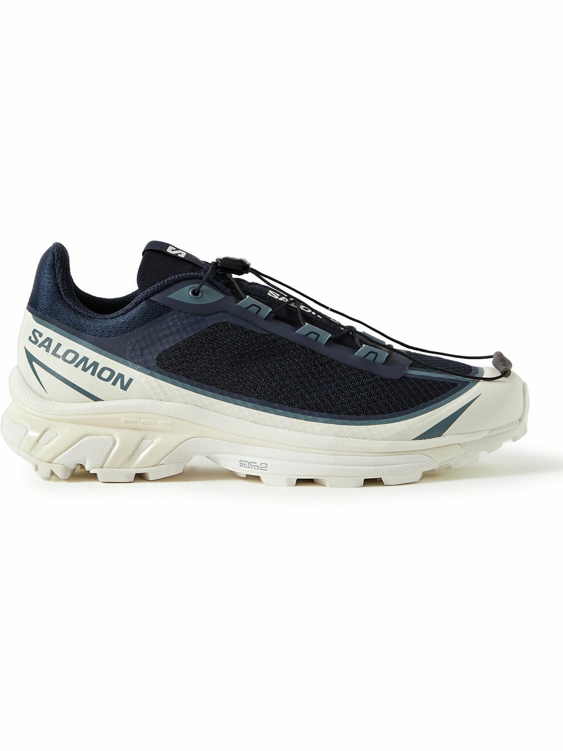 Salomon - XT-6 Advanced Rubber-Trimmed Mesh Sneakers - Blue Salomon