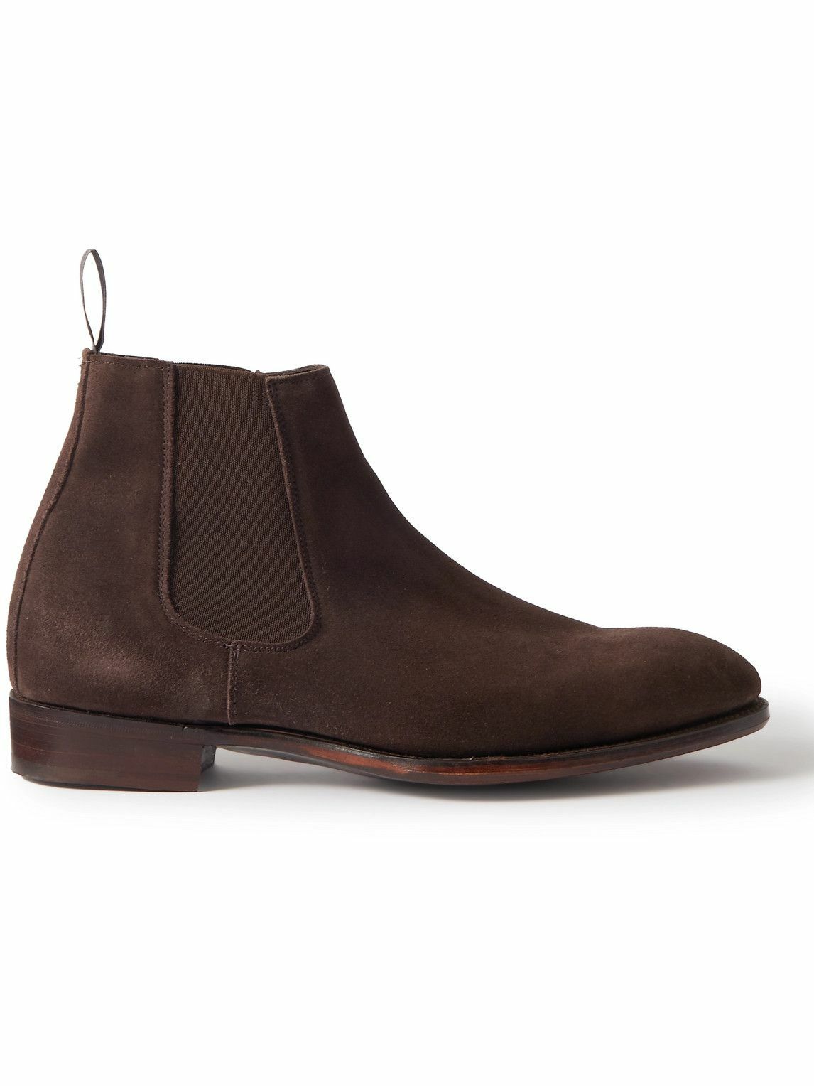 George Cleverley - Jason Suede Chelsea Boots - Brown George Cleverley