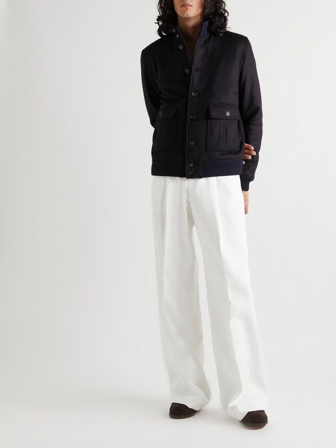 Valstar - Valstarino Cashmere-Felt Jacket - Blue Valstarino