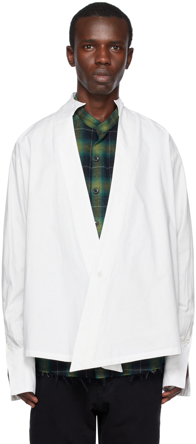 Greg Lauren White Winged Shirt Greg Lauren