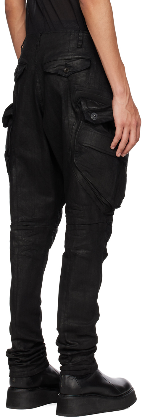 Julius Black Gas Mask Cargo Pants Julius