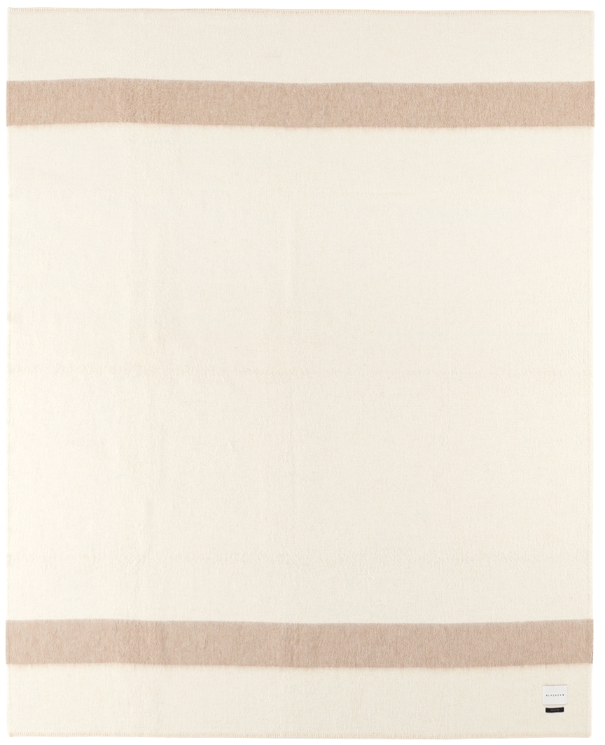 BLACKSAW Off-White & Beige Responsible Innovation 'The Siempre' Blanket