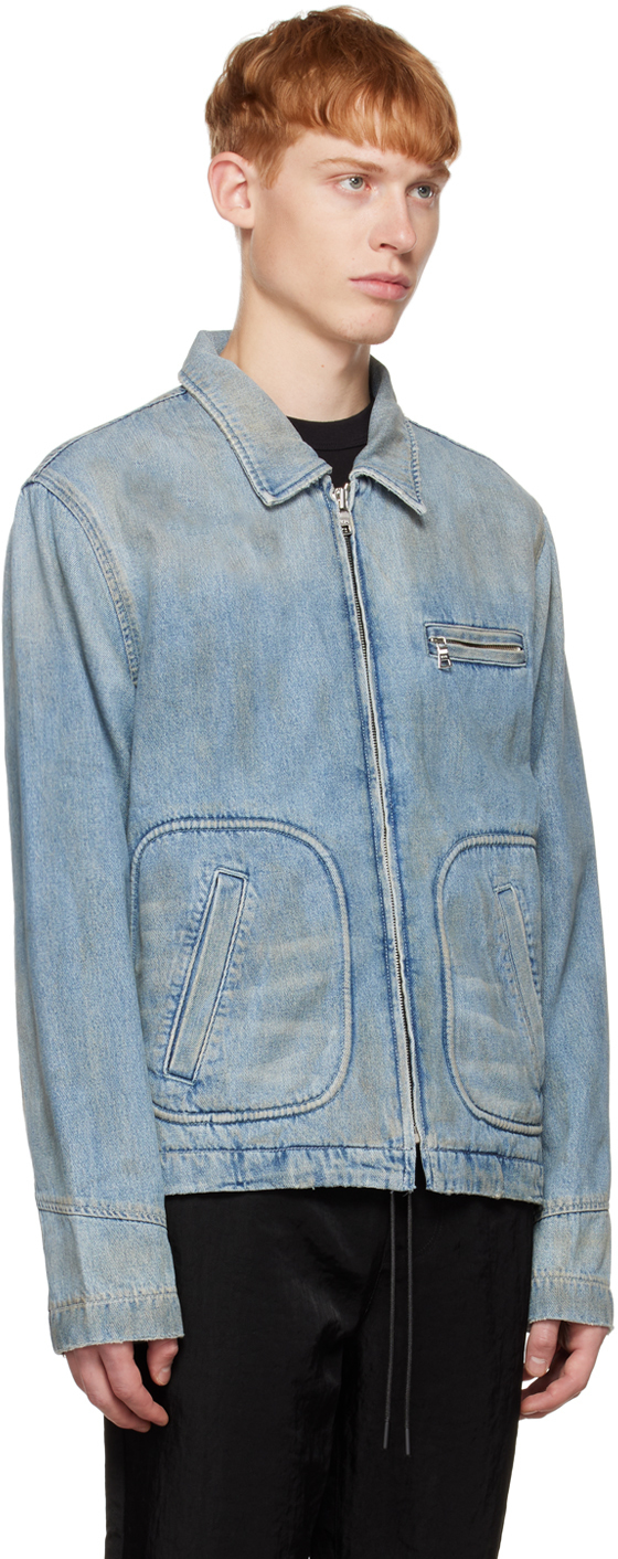 RtA Blue Romero Denim Jacket RtA