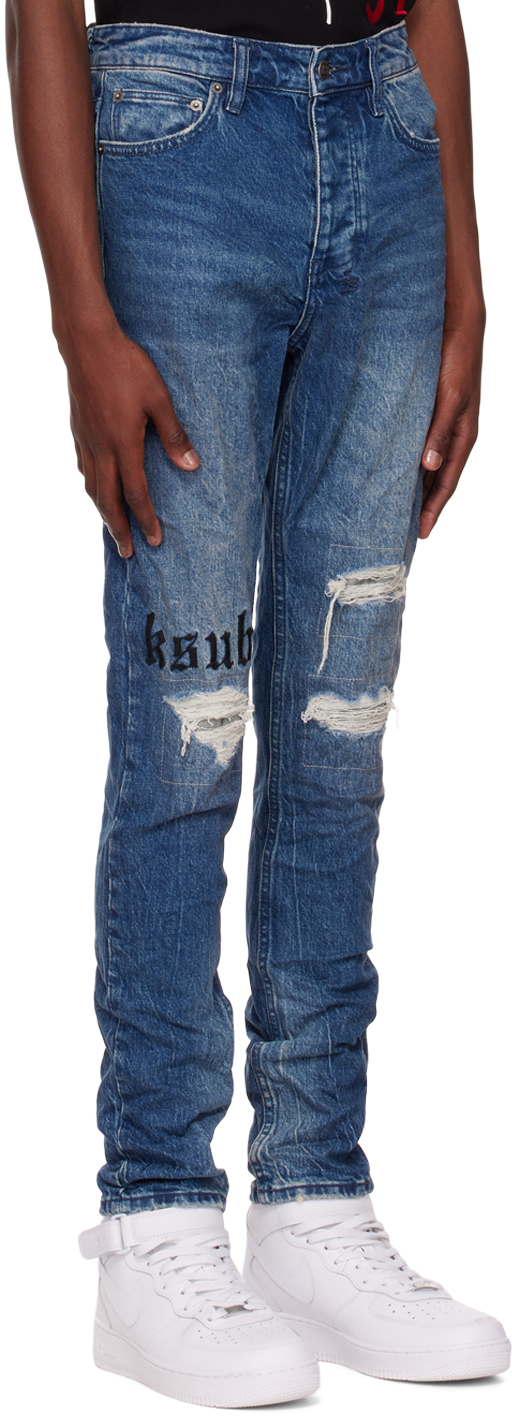 Ksubi Blue Chitch Boneyard Kult Jeans Ksubi