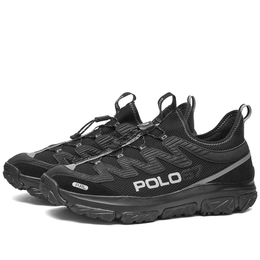 Polo Ralph Lauren Men's Adventure 300 Sneakers in Black Polo Ralph Lauren