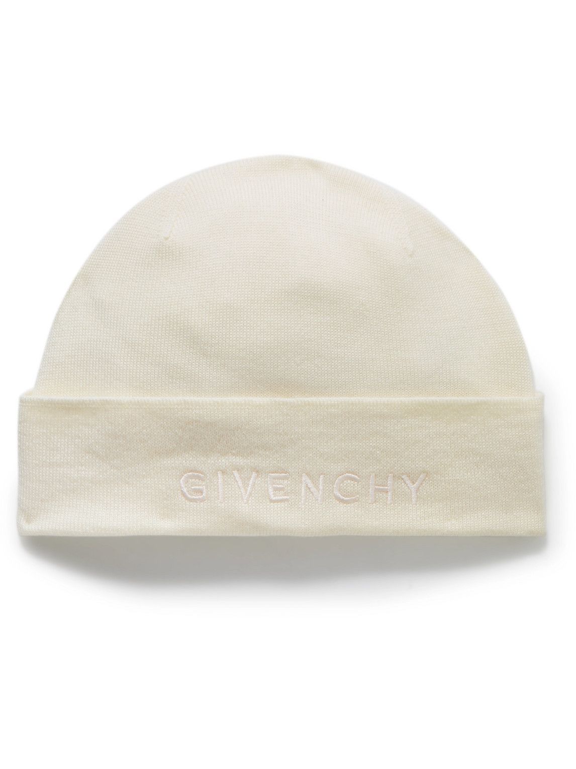Givenchy - Logo-Embroidered Wool Beanie Givenchy
