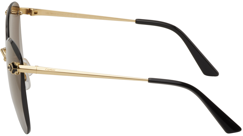 Cartier Gold Rimless Sunglasses Cartier