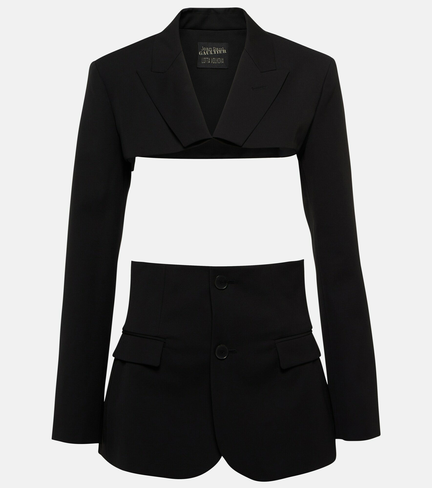 Jean Paul Gaultier - x Lotta Volkova fitted blazer Jean Paul Gaultier