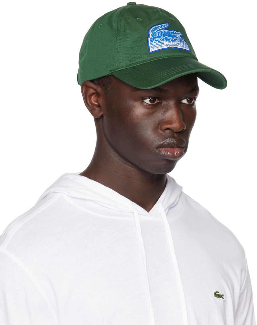 Lacoste Green Crocodile Patch Cap Lacoste