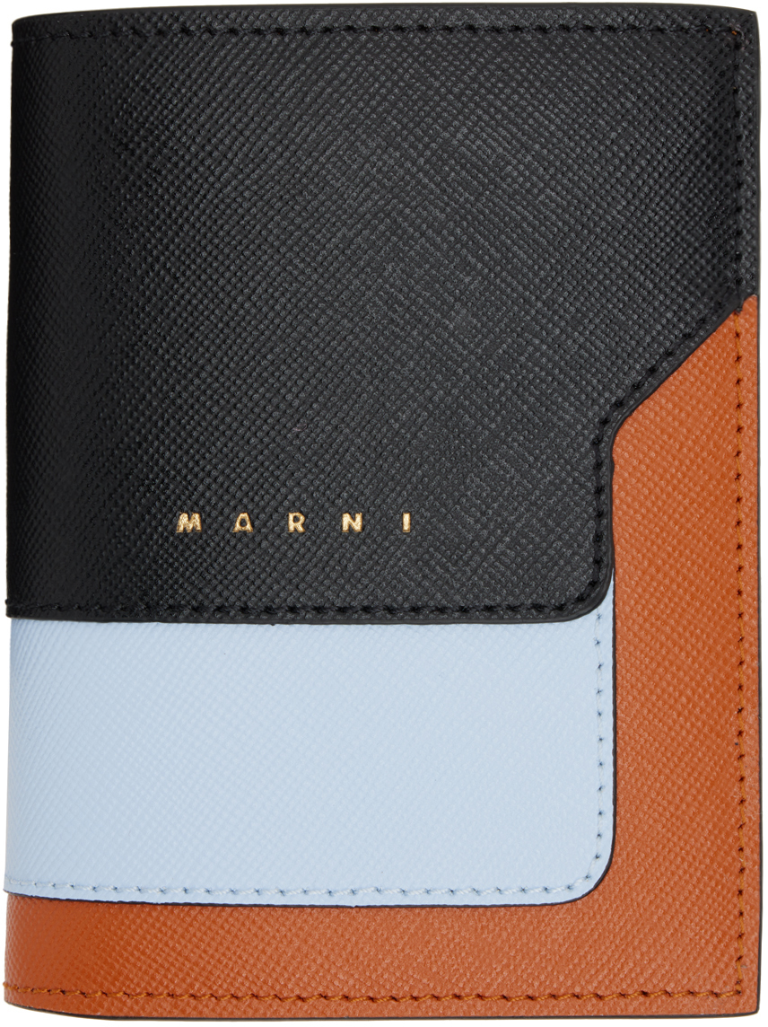 Marni Multicolor Leather Bifold Wallet Marni