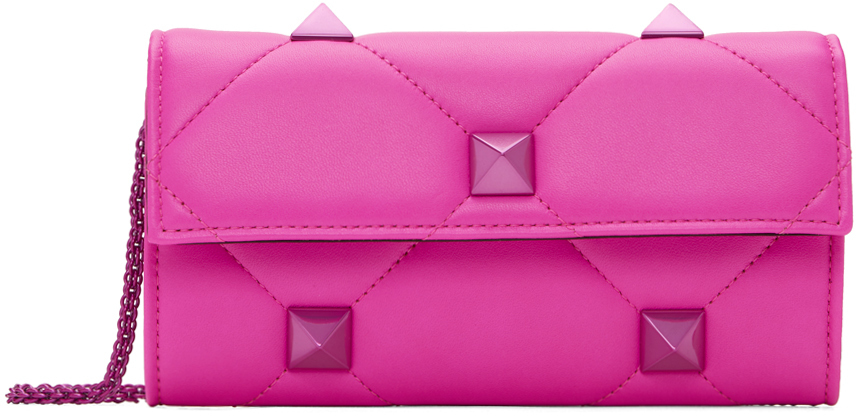 Valentino Garavani Pink Roman Stud Bag Valentino Garavani