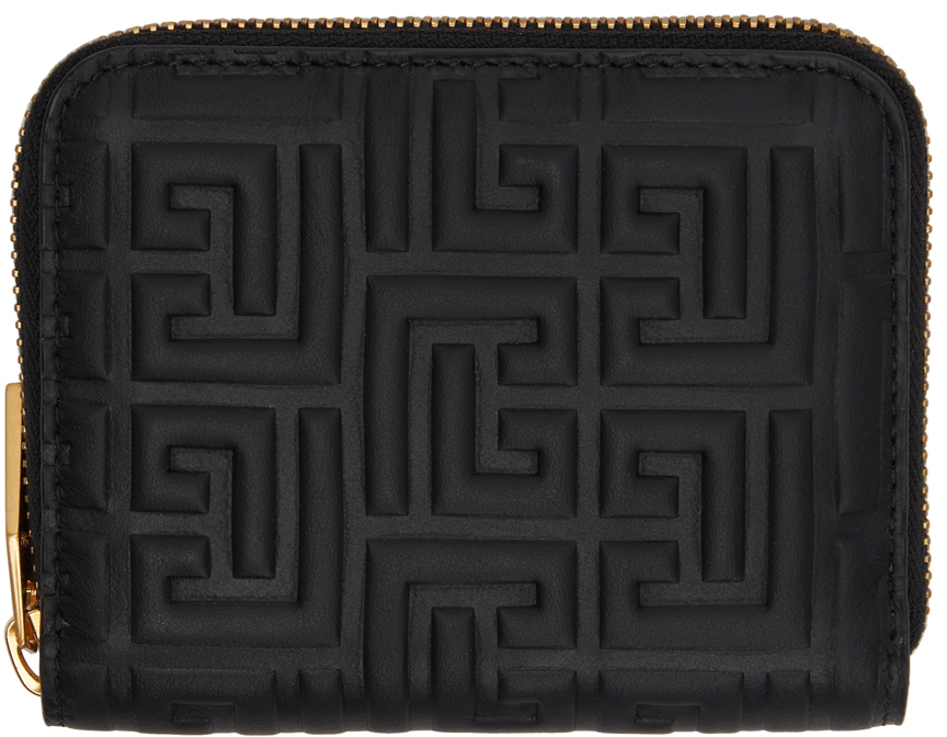 Balmain Black 1945 Compact Wallet Balmain