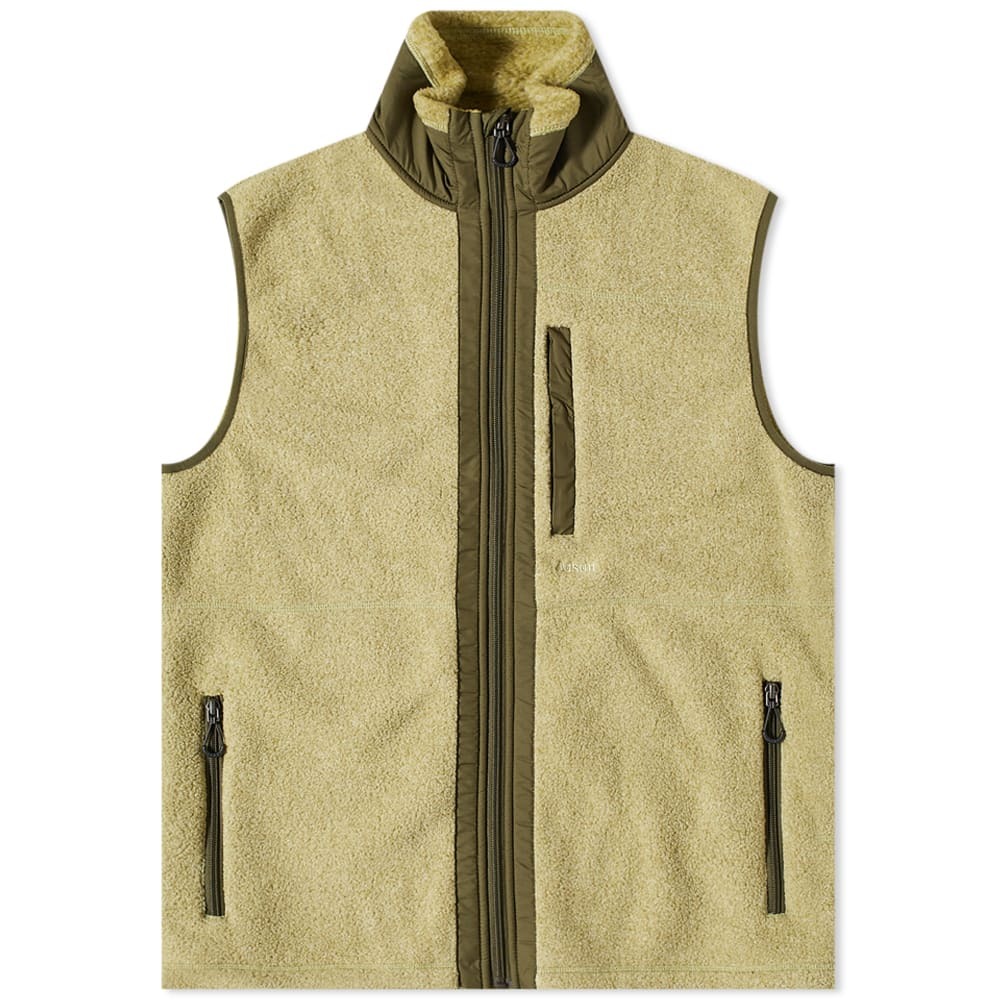 Adsum Men's Expedition Fleece Vest in Moss Adsum