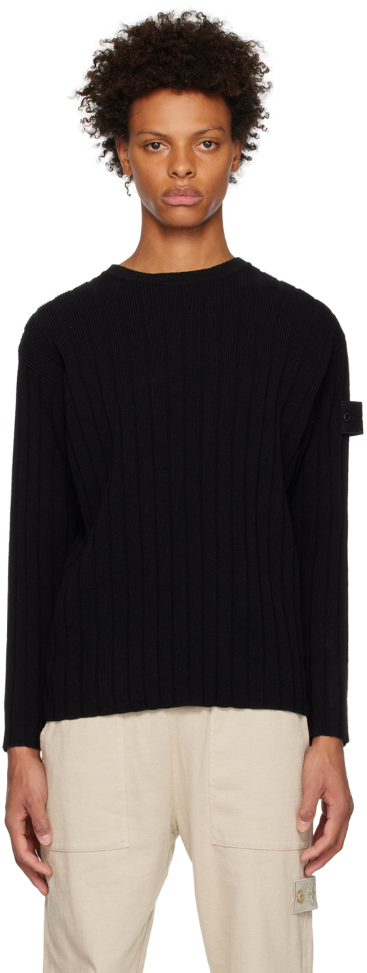 Stone Island Black Patch Crewneck Stone Island