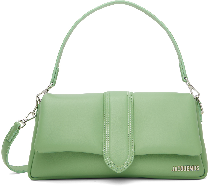 Jacquemus Green Le Raphia 'Le Bambimou' Bag Jacquemus