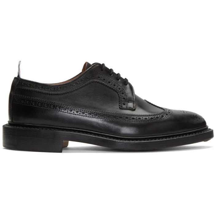Thom Browne Black Classic Longwing Brogues Thom Browne
