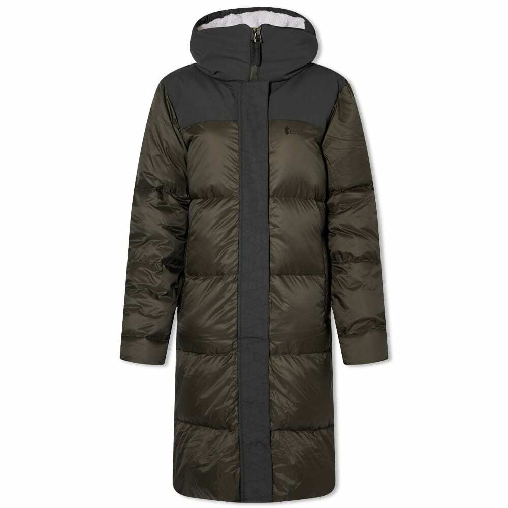 Cotopaxi Women's Solazo Down Parka Jacket in Black Iron Cotopaxi