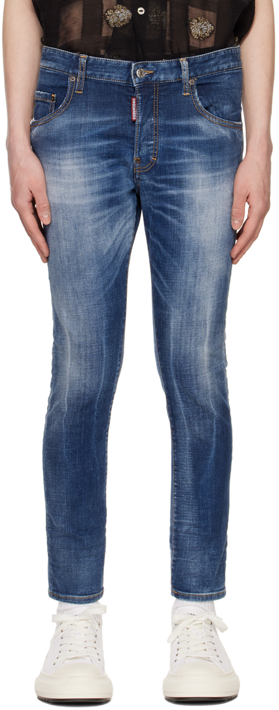 Dsquared2 Blue Icon Skater Jeans Dsquared2