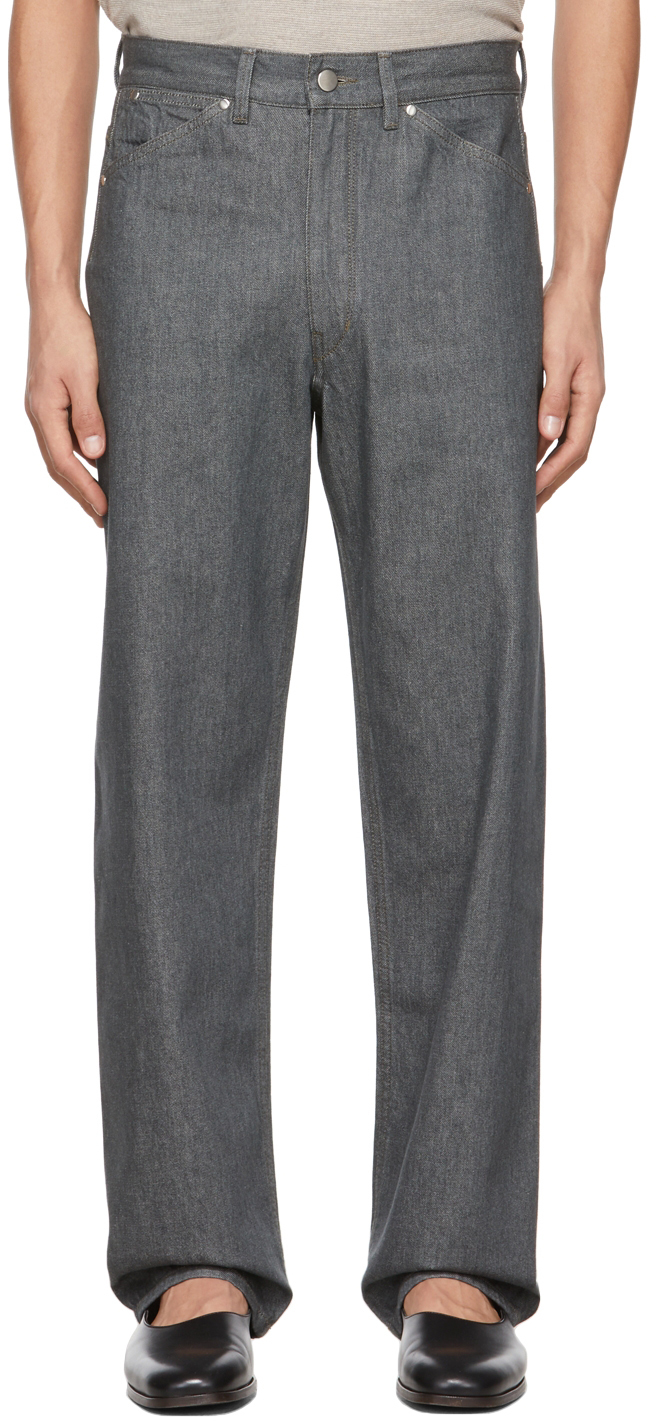 Lemaire Grey Seamless Jeans Lemaire