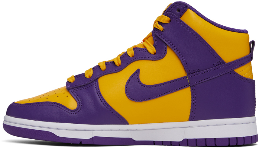 Nike Purple & Yellow Dunk Retro High Sneakers Nike