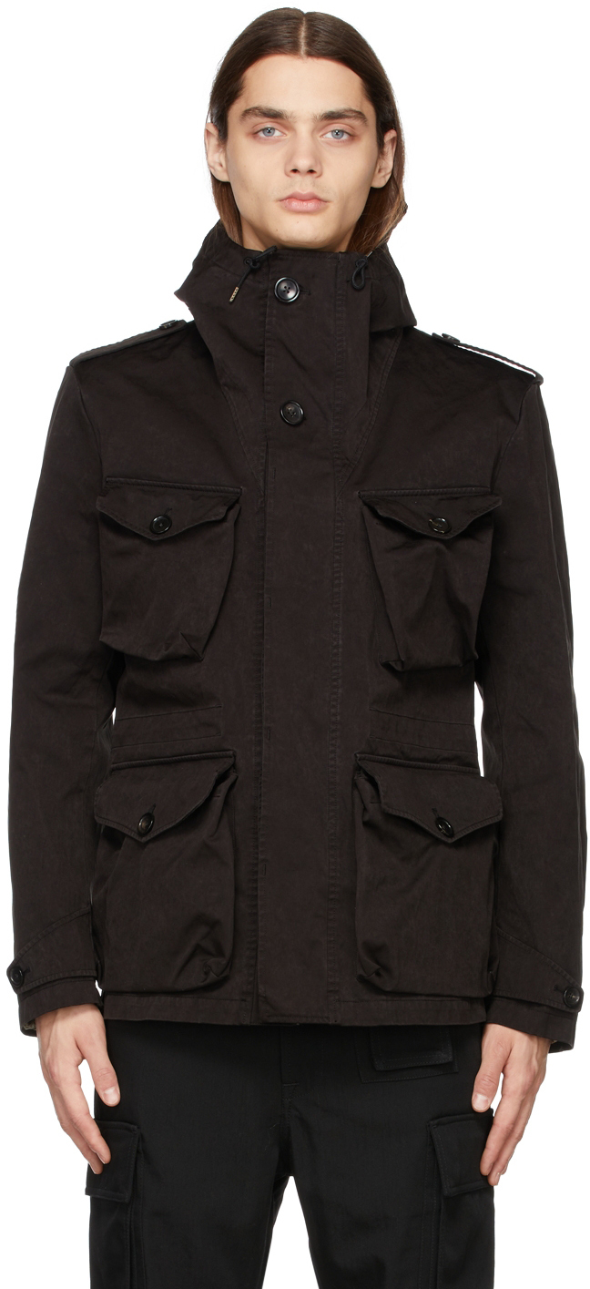 Ten c Black Smock Snow Jacket Ten C