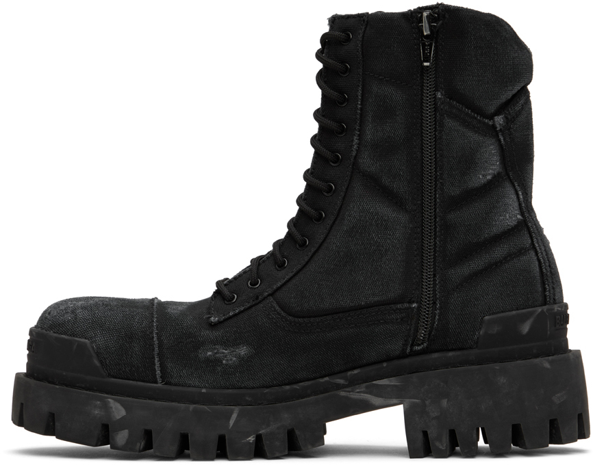 Balenciaga Black Strike Boots Balenciaga