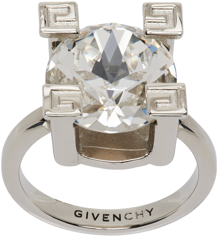 Givenchy Silver 4G Claw Ring Givenchy