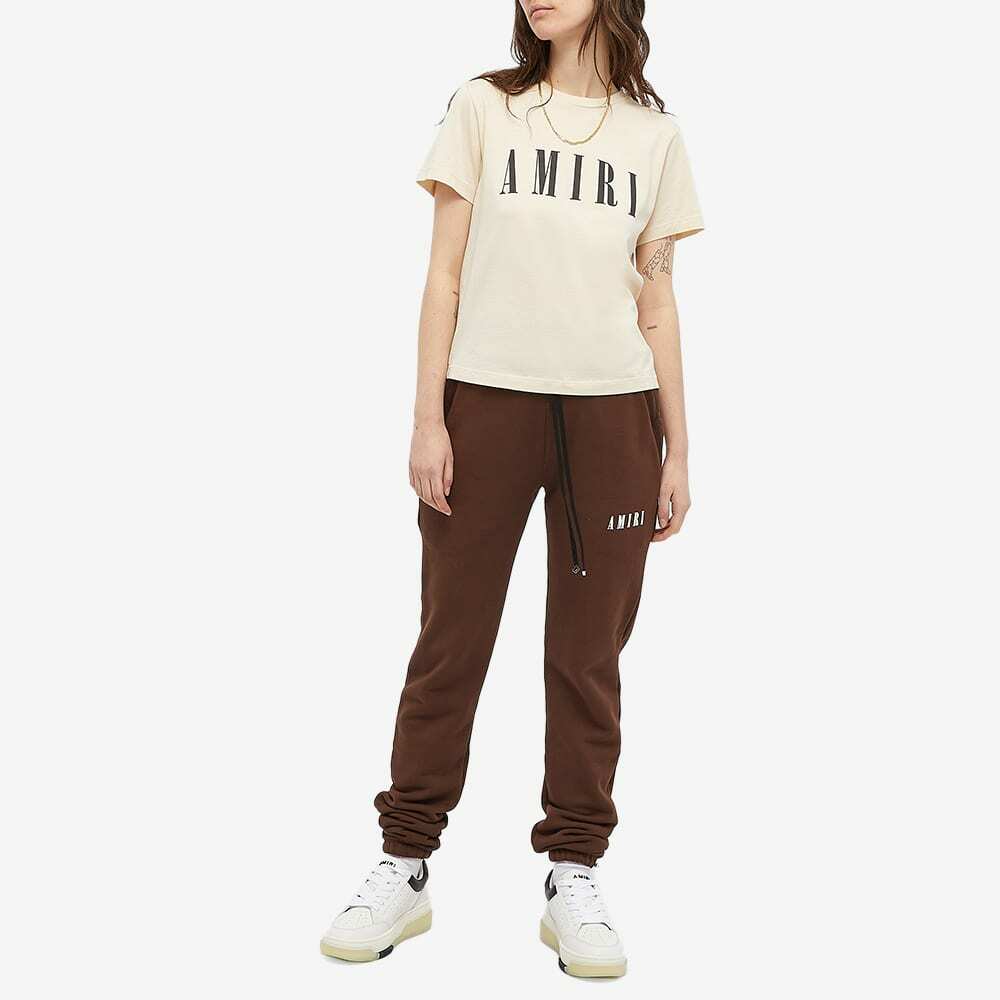 AMIRI Women's Baggy Logo Sweat Pant in Brown Amiri