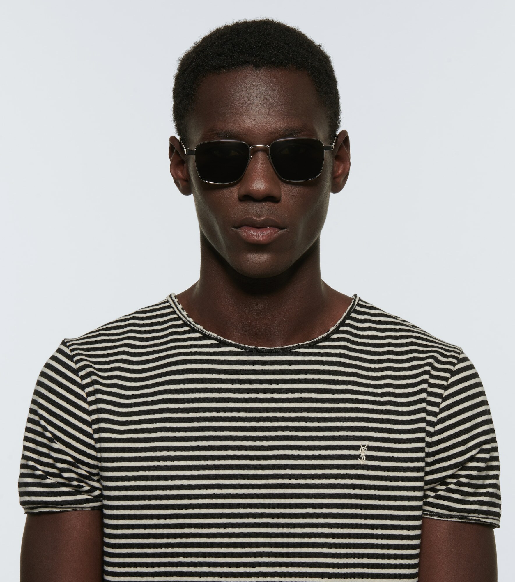 Saint Laurent - Square-frame metal sunglasses Saint Laurent