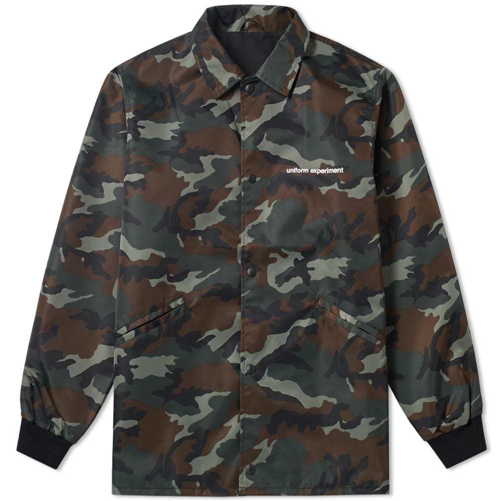 Uniform Experiment Big Coach Jacket Green Uniform Experiment