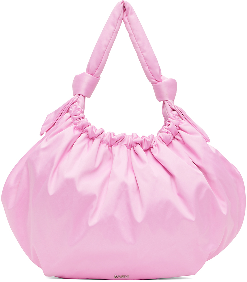 GANNI Pink Large Occasion Bag GANNI
