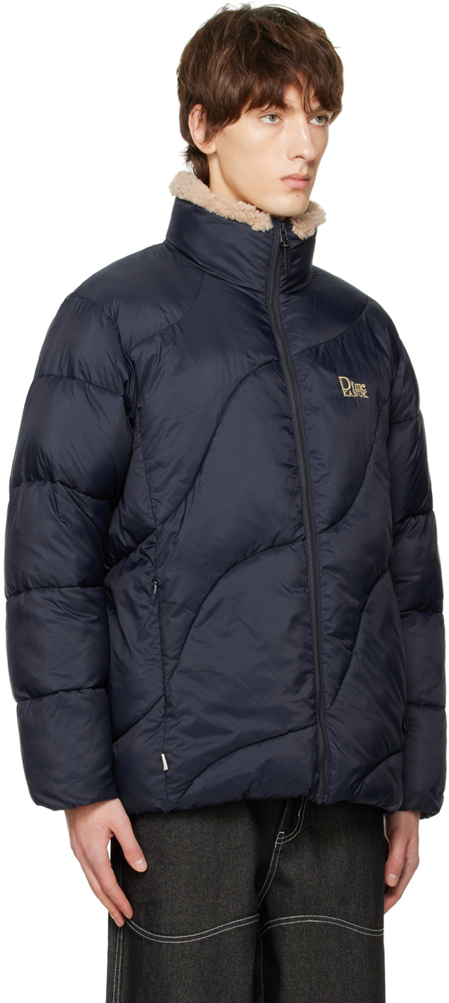 Dime Navy Kanuk Edition Wavy Puffer Jacket Dime